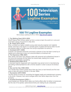 The Ultimate Guide to Writing a Logline (with tons of logline examples ...