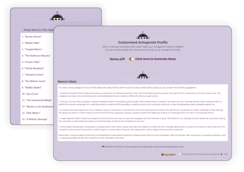 Idea Generator | Writing Ninja®